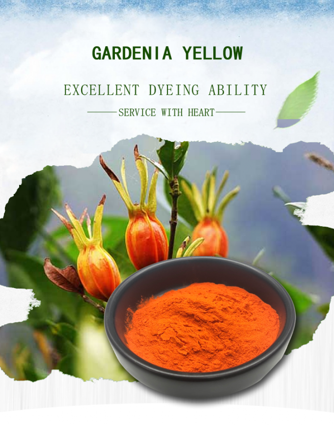 BAK Gardenia Yellow Powder Natural Food Additives Halal Kosher ISO
