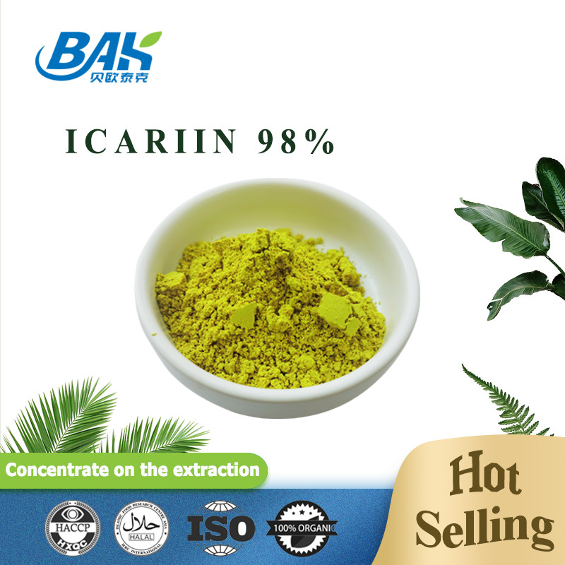 Whole Herb Icariin 98% Powder Men Health Supplement 489-32-7